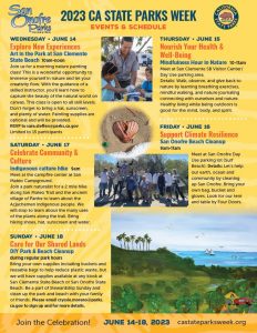 2023 CA Parks Week – San Onofre Parks Foundation